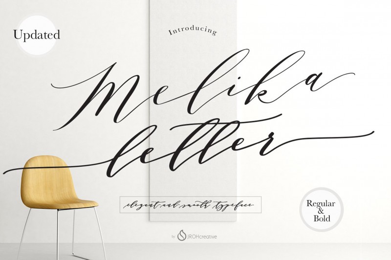 Melika Letter — Jroh Creative Type Foundry